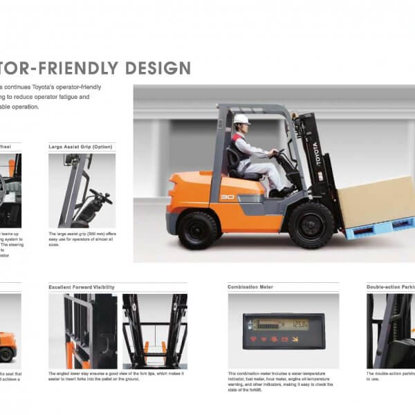 Toyota DIESEL FORKLIFT ASSEMBLE IN CHINA MODEL FDZN25- FDZN30 - Advance ...